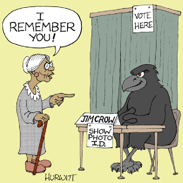 BlackCommentator.com: Political Cartoon - Remembering Jim Crow By Mark ...
