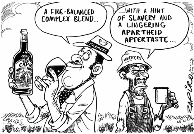 Political Cartoon - South African Farm Workers Strike, By Zapiro, South ...